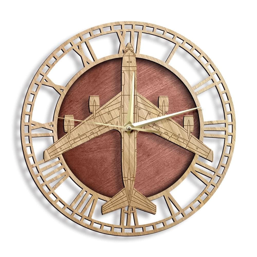Buy Boeing Kc-135 Wooden Wall Clock - MyDeal Australia