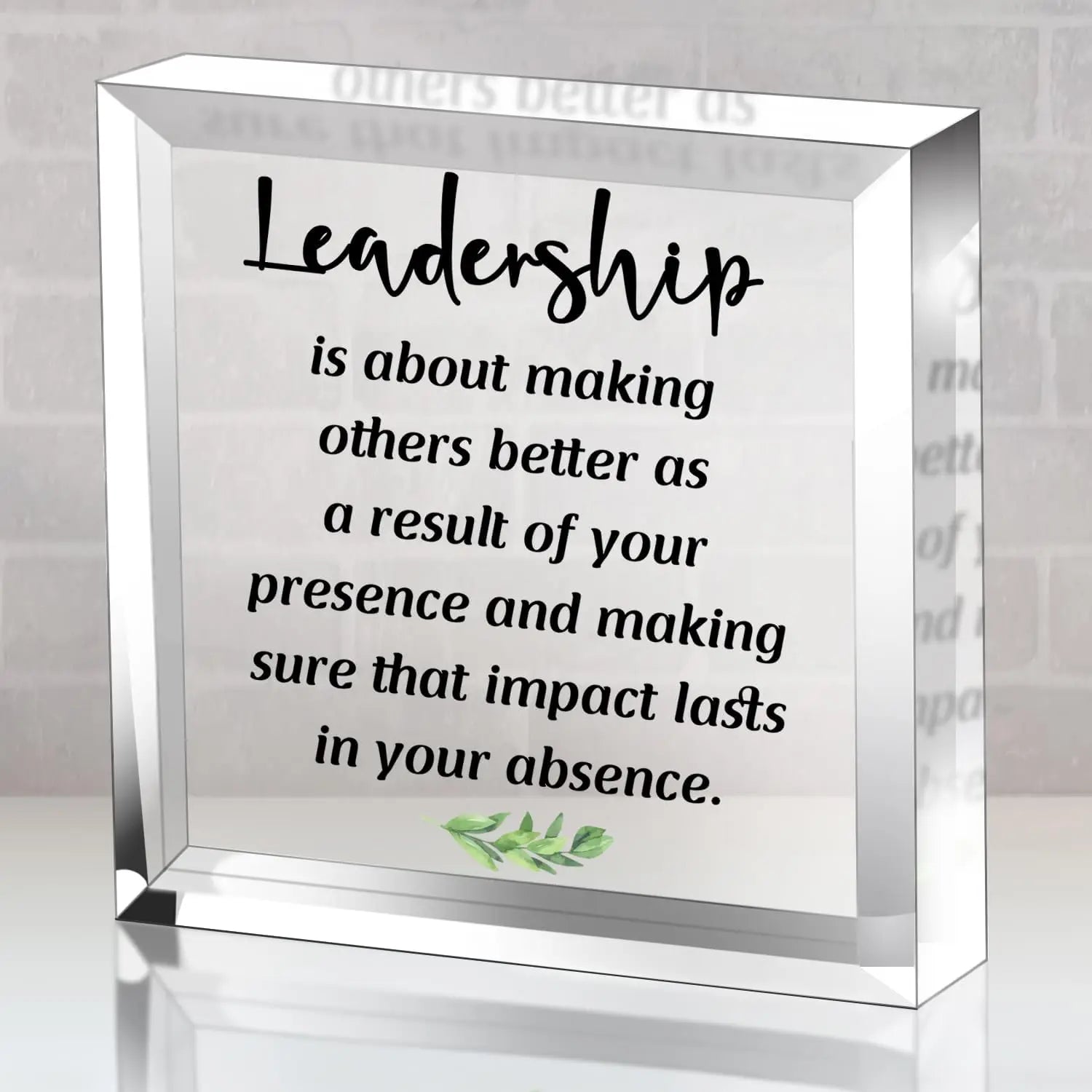 Buy Clear Acrylic Desktop Sign For Co Worker Resignation & Home Office ...