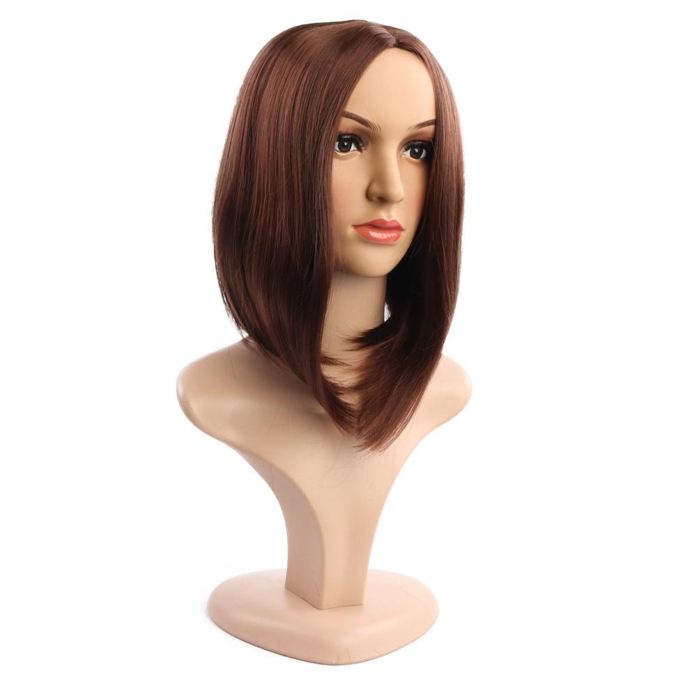 Buy Short Hair Bobo Head Cover - Dark Synthetic - MyDeal Australia