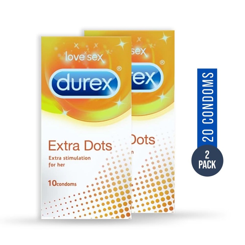 Buy Durex Extra Dots Condoms - 20 Pack - MyDeal