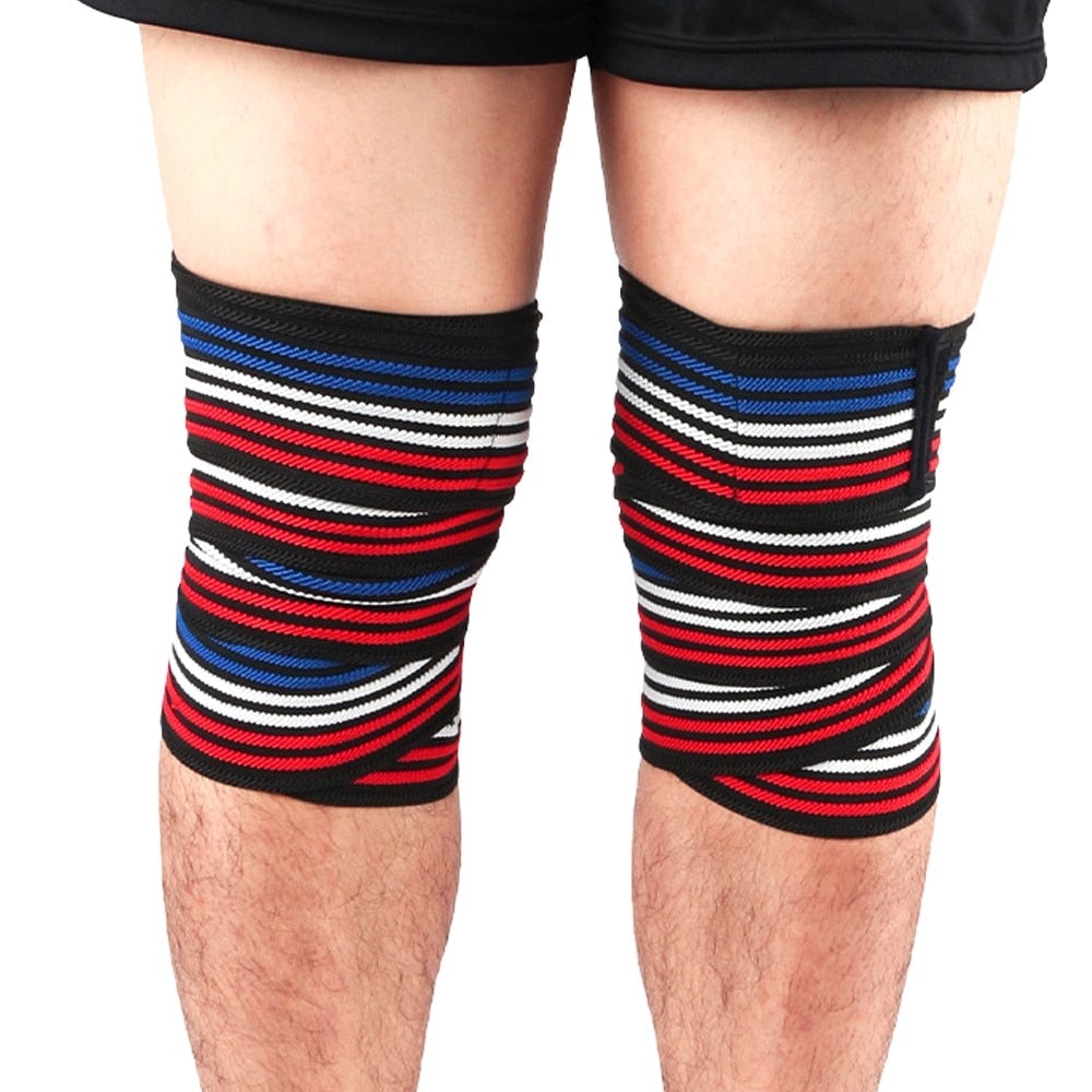 Buy Elastic Knee Bandages Brace Crossfit Leg trap for Gym Sports ...
