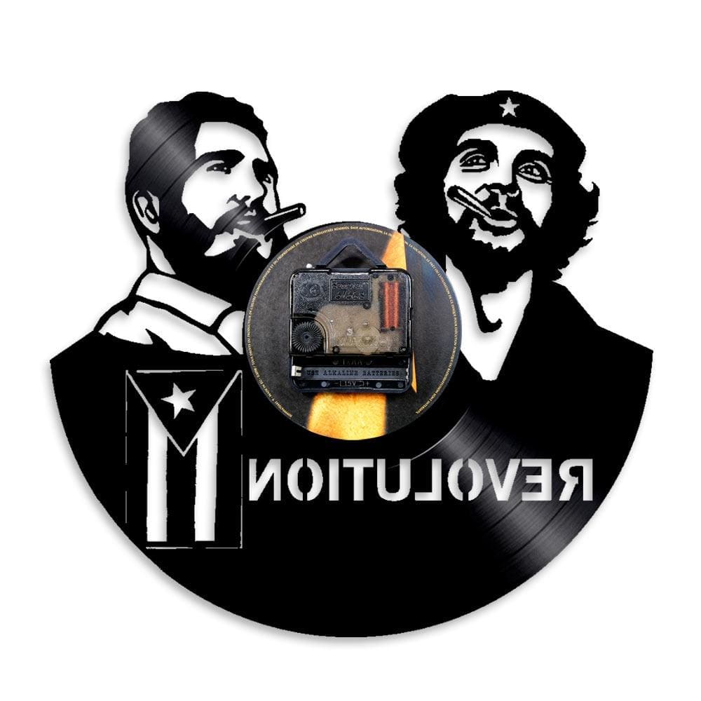 Buy Fidel Castro Che Guevara Cuban Home Deor Led Vinyl Record Wall ...
