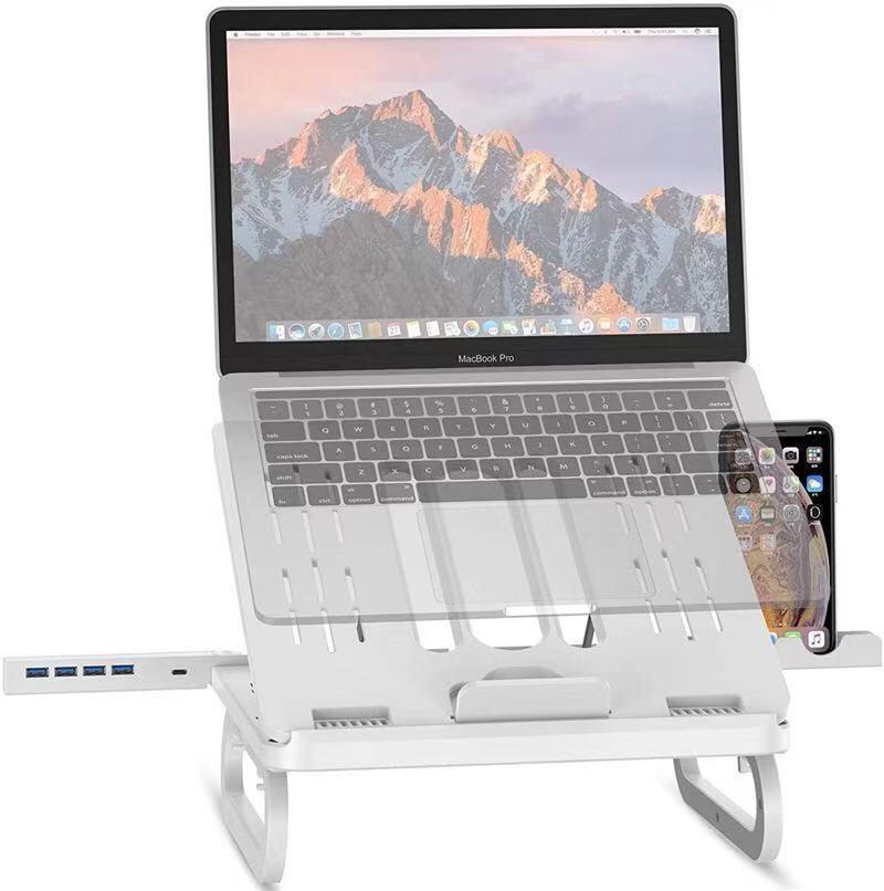 Buy Adjustable Foldable Laptop Stand for Cooling and Ergonomic Lifting ...