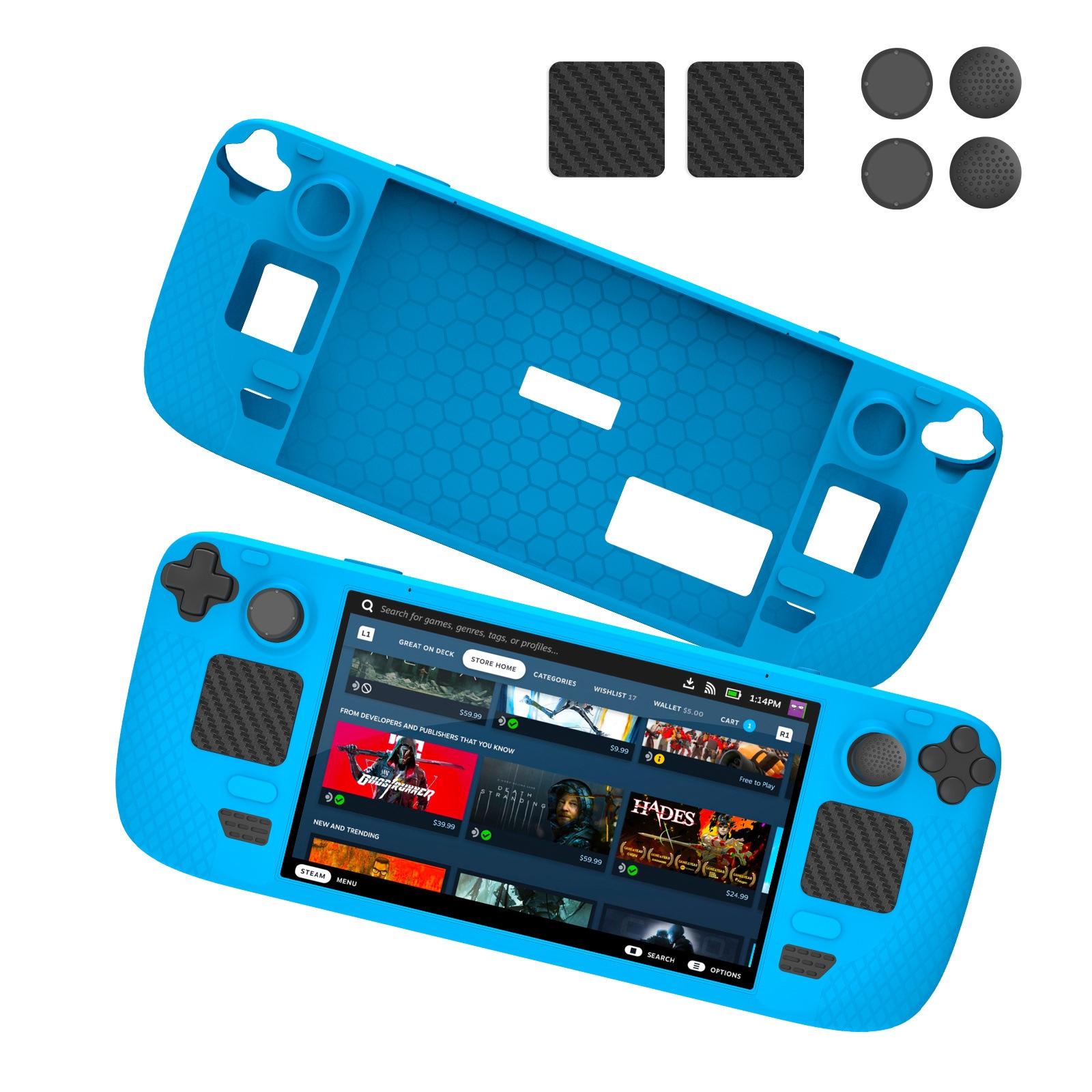 Buy 7-piece Silicone Case & Joystick Cap Set for Steam Deck with Touch ...