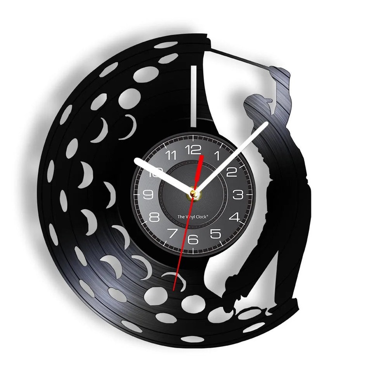 Buy Golfer Vinyl Record Wall Clock - MyDeal