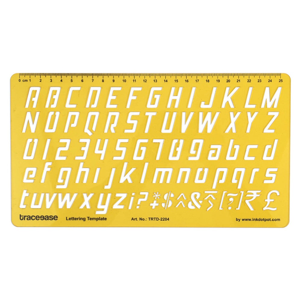 Buy Lettering Template Drafting Tools Alphabet Lettering Stencils ...