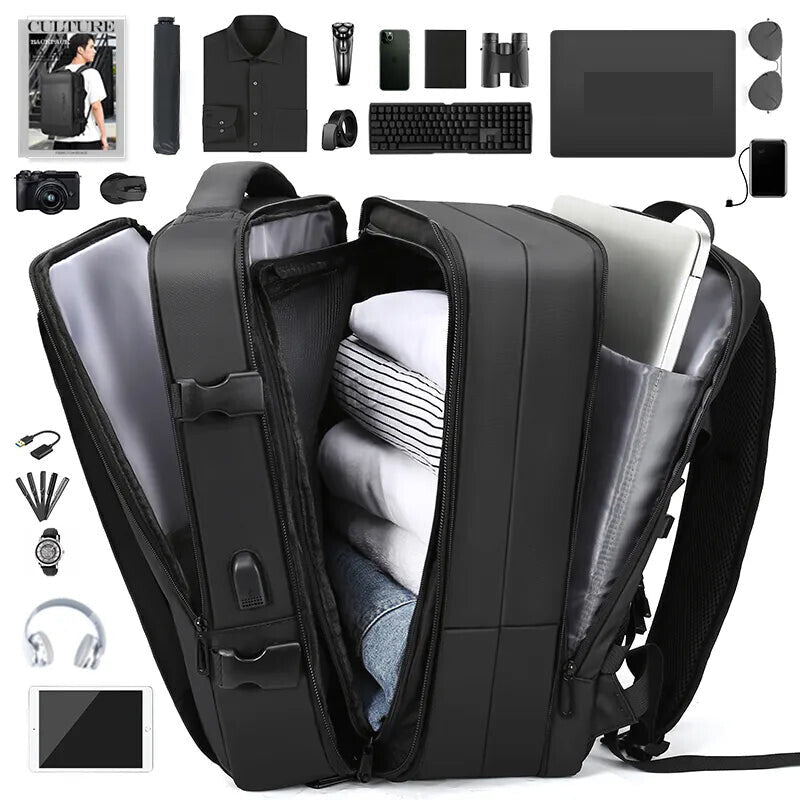 Buy Mens Expandable Laptop Backpack with Usb Port - MyDeal Australia