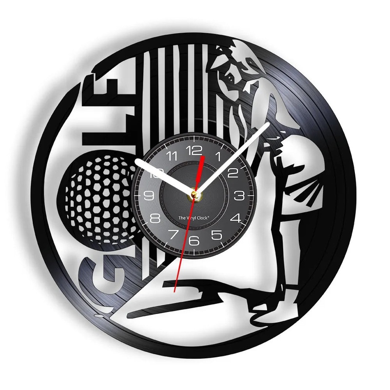 Buy Retro Vinyl Record Golf Wall Clock - MyDeal