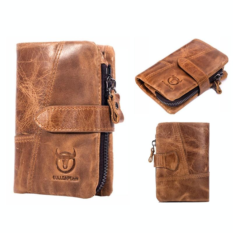 Buy Men Vertical Cowhide Wallet with Rfid Blocking - MyDeal Australia