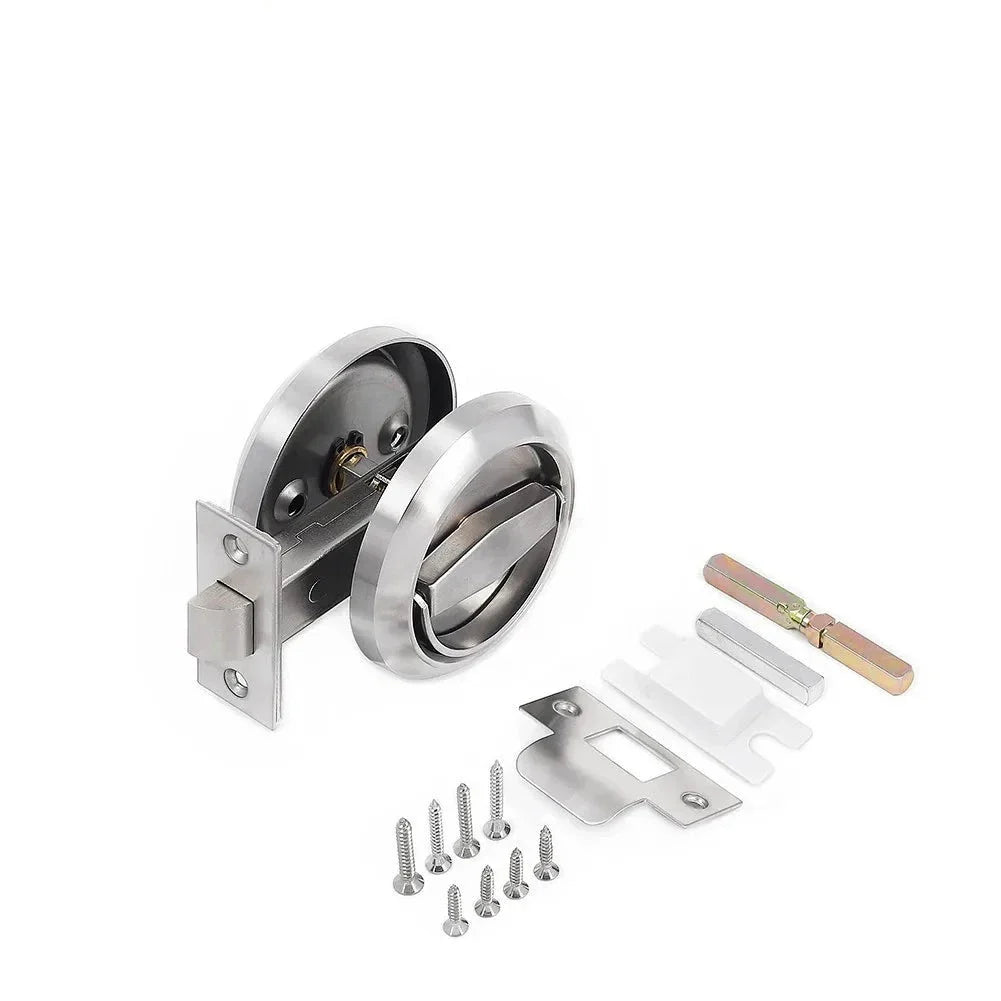 Buy Stainless Steel Keyless Pocket Door Lock - MyDeal Australia