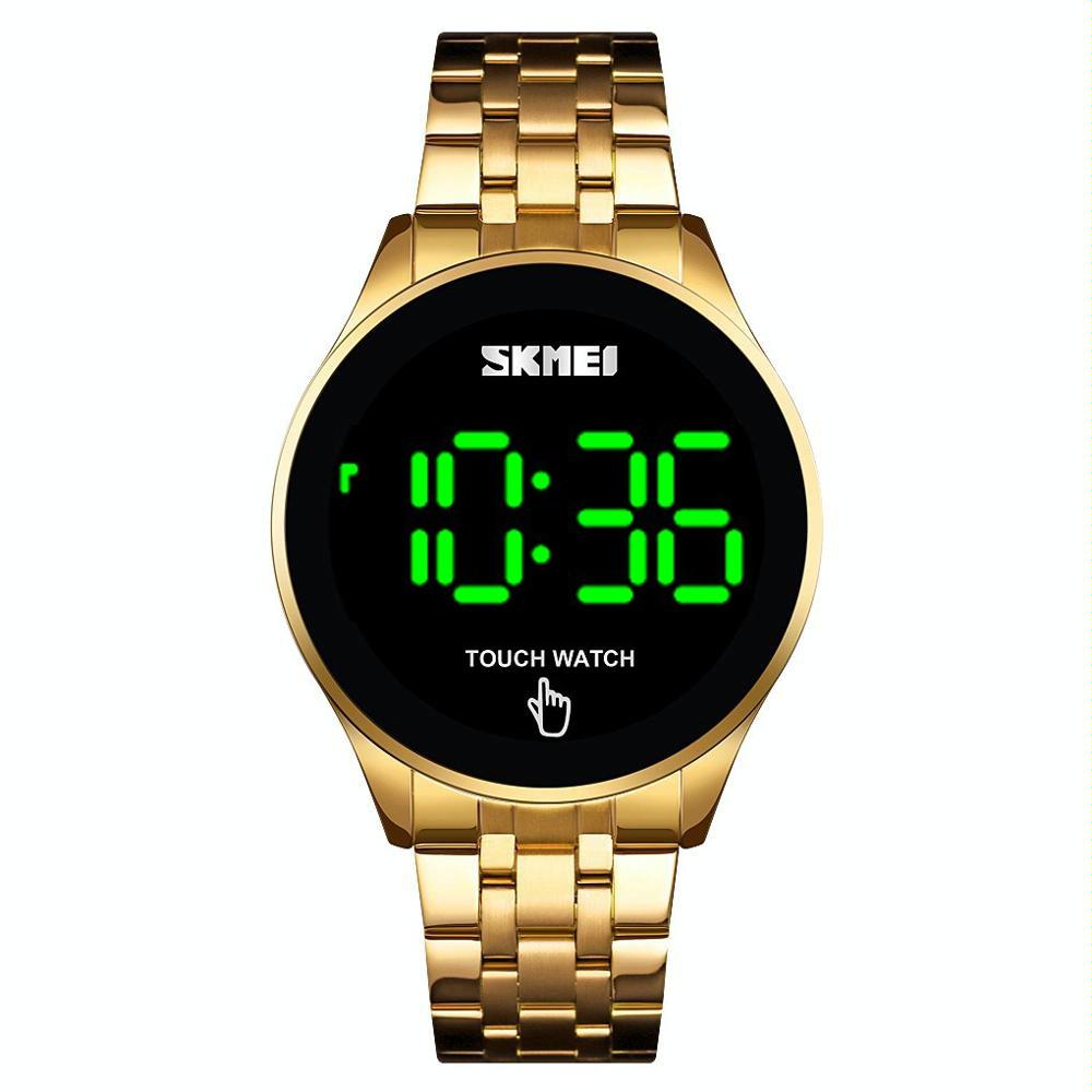 Buy Stainless Steel Led Touch Watch - Gold Simple & Luminous - MyDeal ...