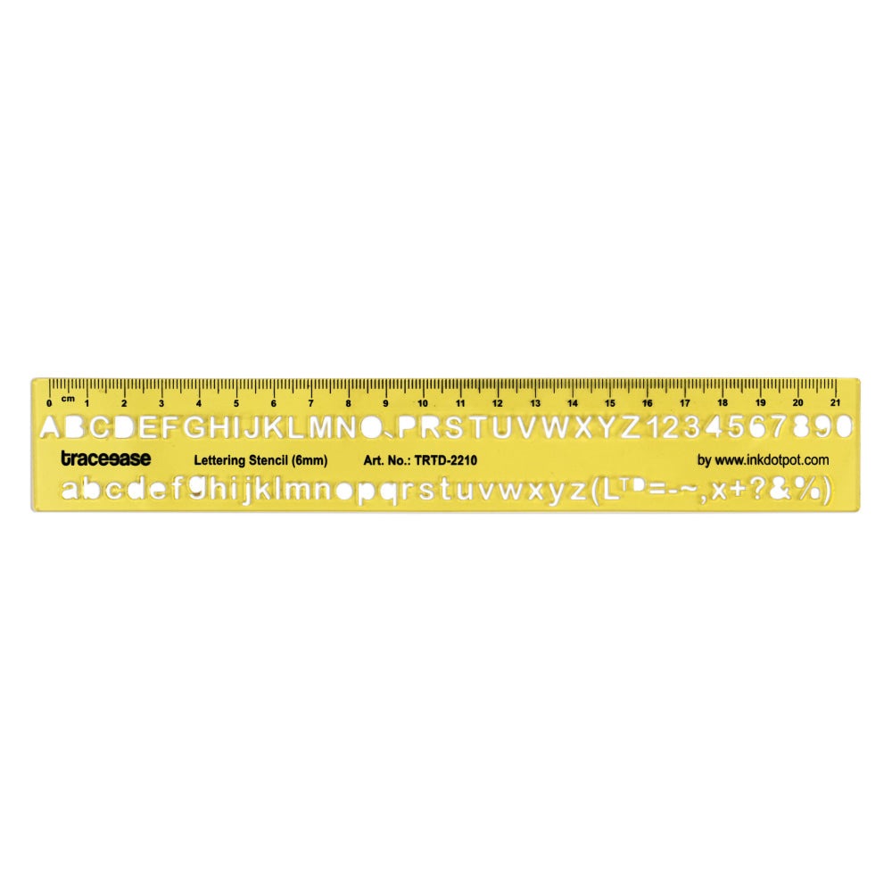 Buy Upper Case Lower Case Numbers Lettering Template Drafting Tools ...