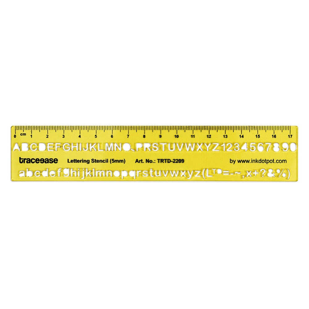 Buy Upper Case Lower Case Numbers Lettering Template Drafting Tools ...