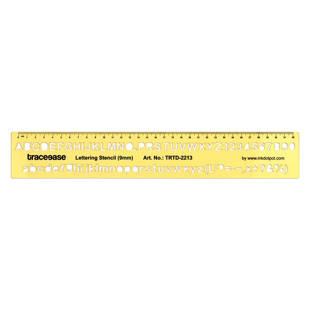Buy Upper Case Lower Case Numbers Small Lettering Template Drafting ...