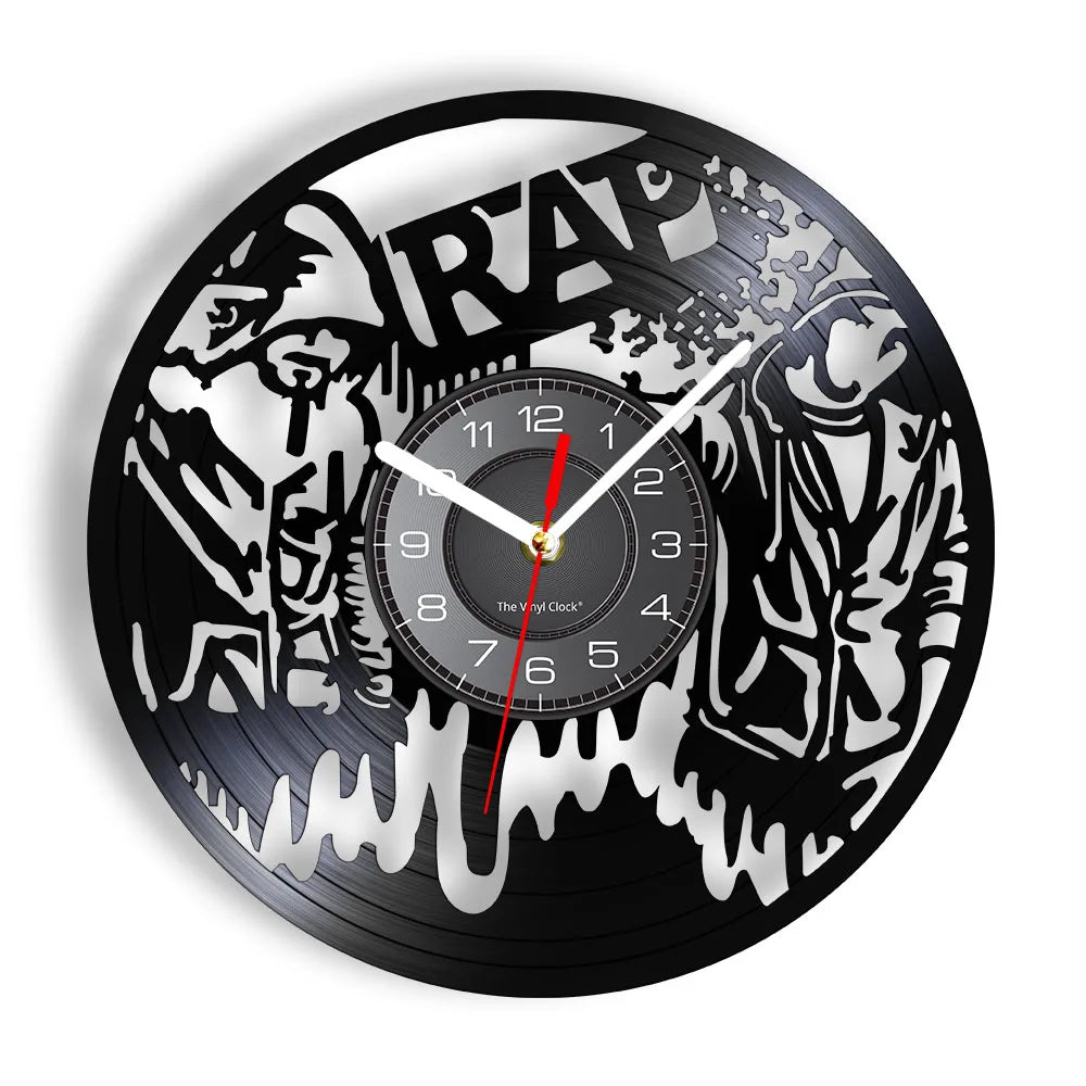 Buy Vintage 90s Rap Vinyl Record Wall Clock - MyDeal Australia