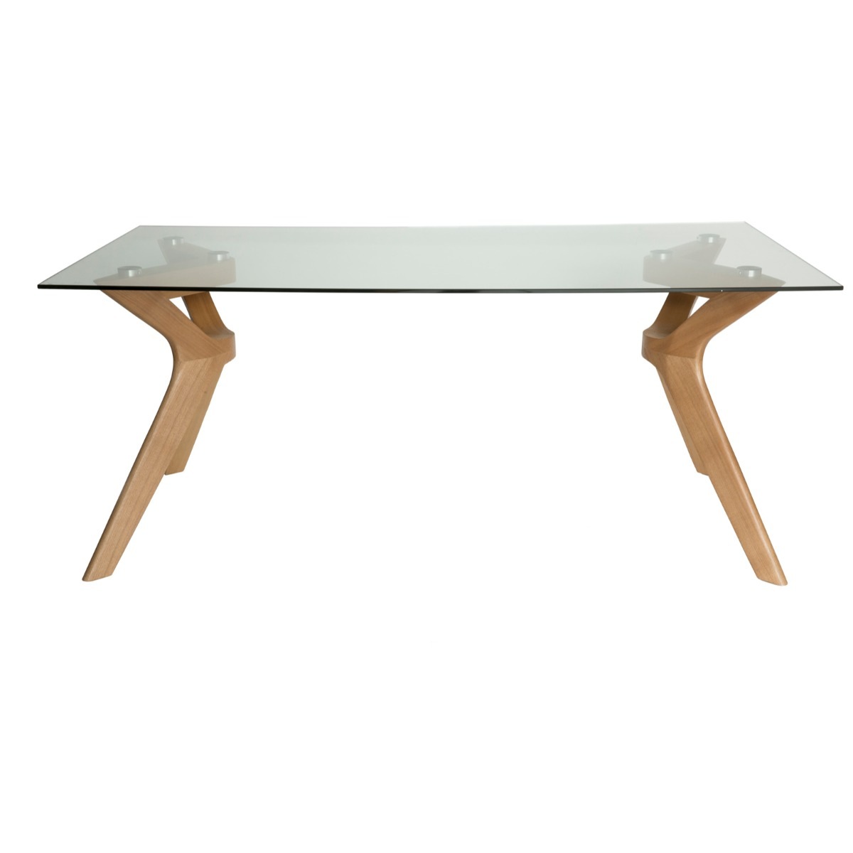 Buy SK Designer Living Murf Collection - Rectangular Glass Dining Table ...