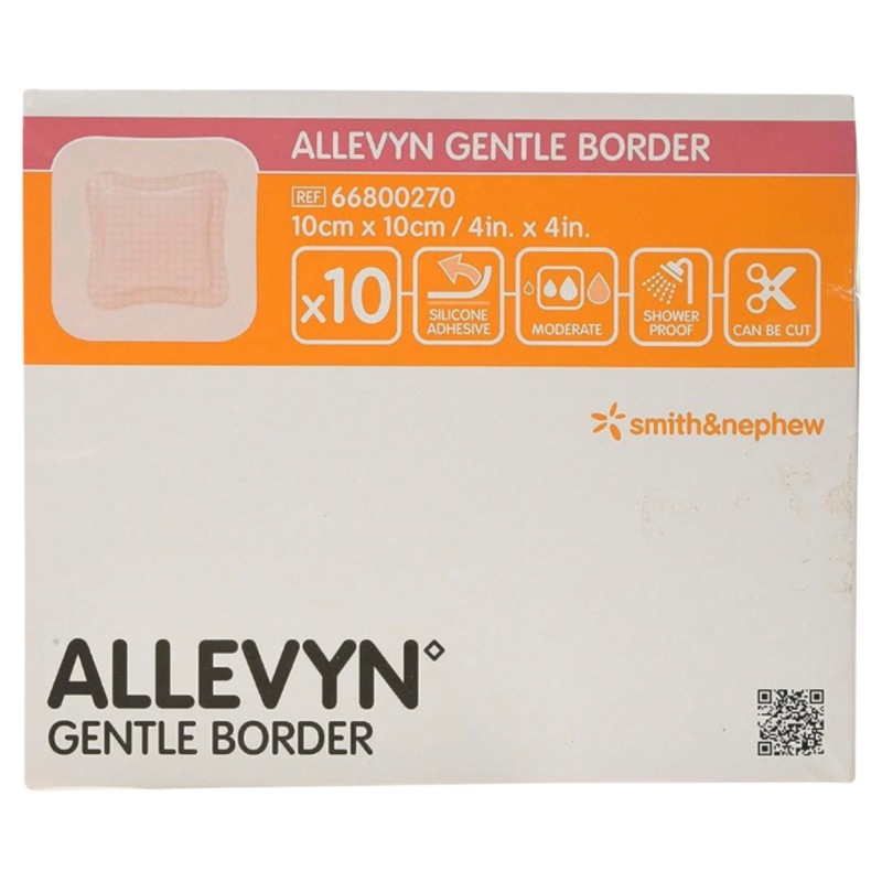 Buy Smith & Nephew Allevyn Gentle Border Adhesive Foam Dressings Pads ...