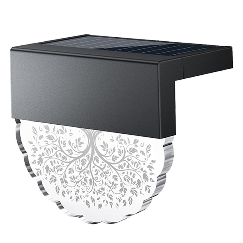 Buy 1 Pack Solar Deck Lights Waterproof LED Pathway Lights with 8 Color ...