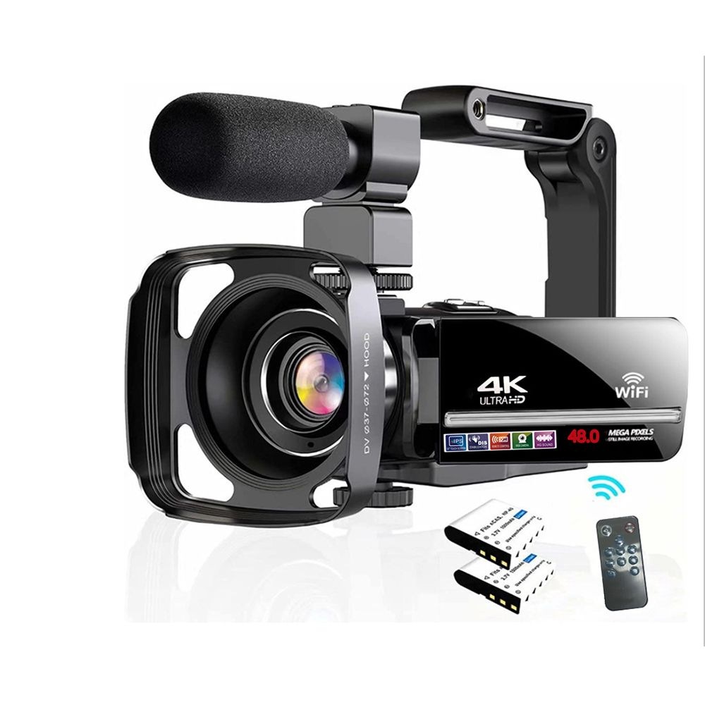 Buy 4K 48MP 60FPS Video Camera Camcorder 3.0 Inch HD Touch Screen 18X ...