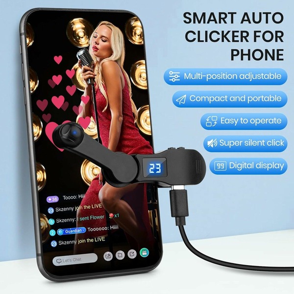 Buy Auto Clicker for Smart Phone, Phone Screen Device Speed Clicker for iPhone iPad Apps for ...
