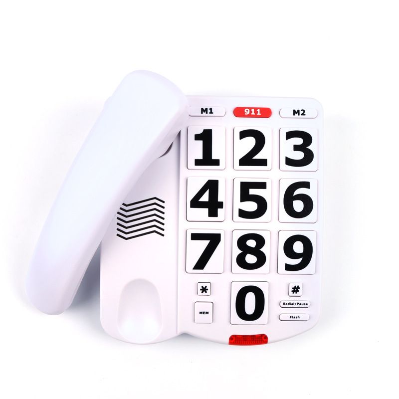 Buy Big Button Corded Phone for Hearing and Visually Impaired Telephone ...