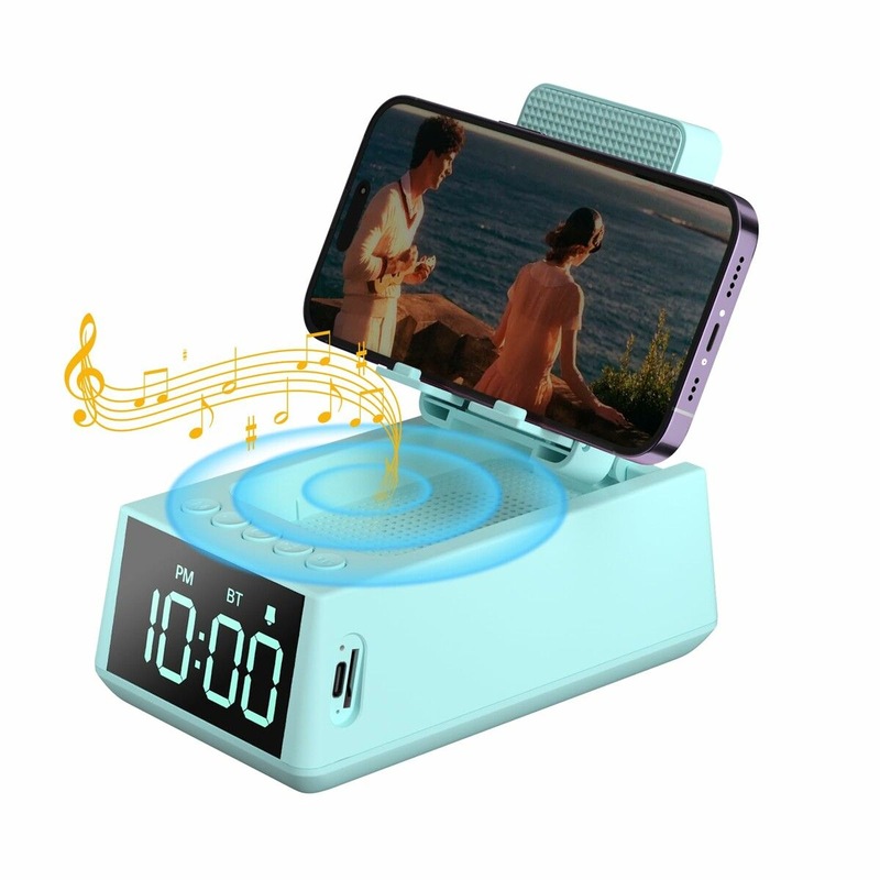 Buy Cell Phone Stand Bluetooth Speaker with Anti-Slip Base,HD Surround ...