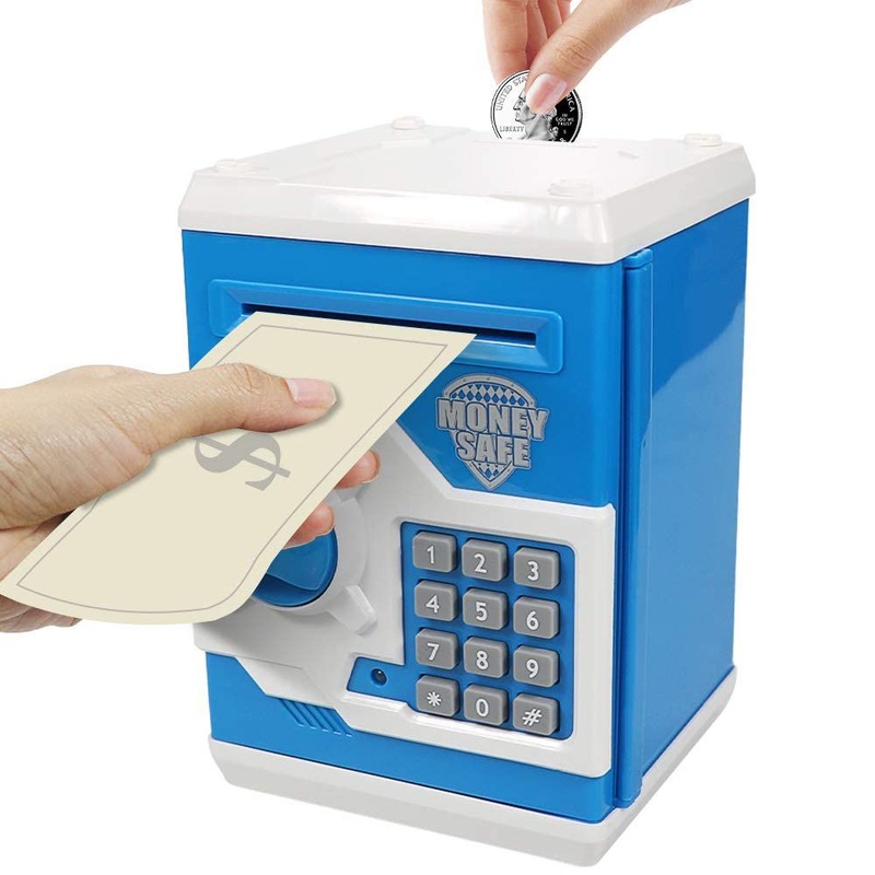 Buy Code Electronic Piggy Banks Mini ATM Electronic Coin Bank Box for ...