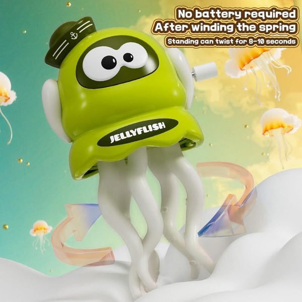 Buy Dancing Octopus Toy, Crawling Jellyfish Tummy Time Toy, Magic ...