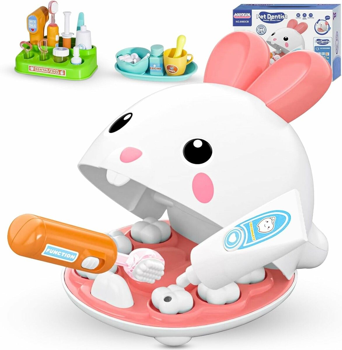 Buy Dentist Kit for Kids, 31 Pcs Doctor Kit for Toddlers 3 to 5 Pretend ...