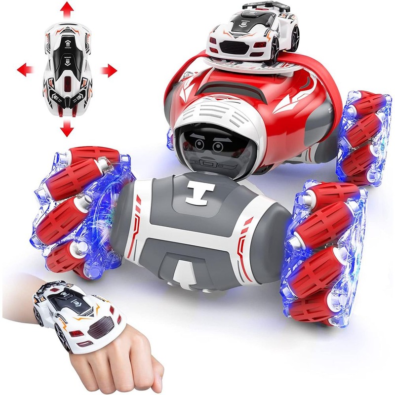 Buy Gesture Control Rc Stunt Car, Double-Sided 360° Rotating Doll ...