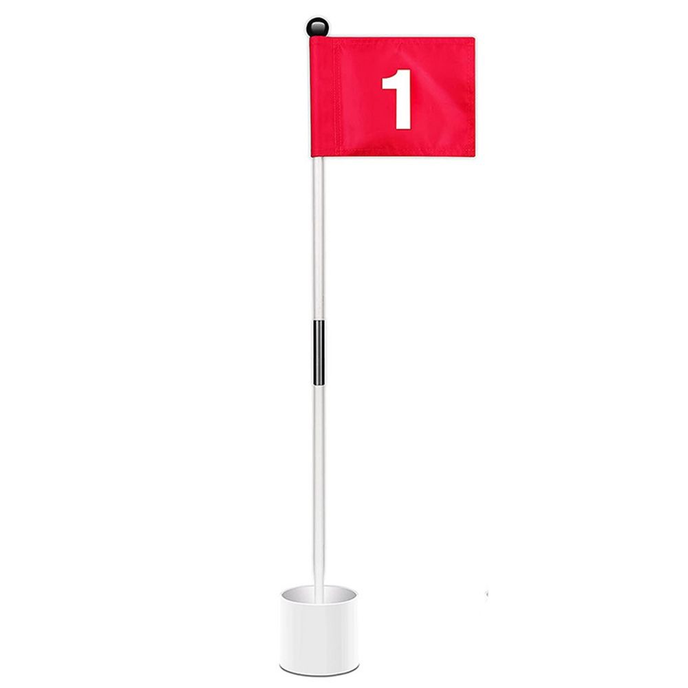 Buy Golf Flagstick Mini, Putting Red Flag with White Number for Yard, 1 ...