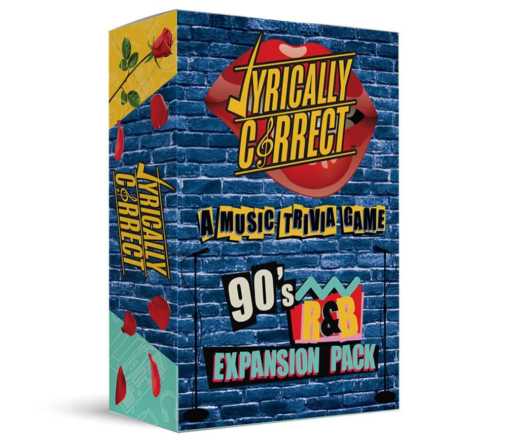 Buy Lyrically Correct 90's Expansion Pack Music Trivia Card Game, Multi ...