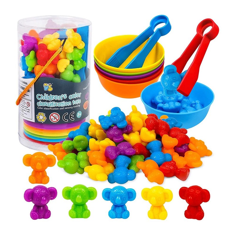 Buy Matching Koala Counting Games with Color Sorting Bowls, Preschool ...
