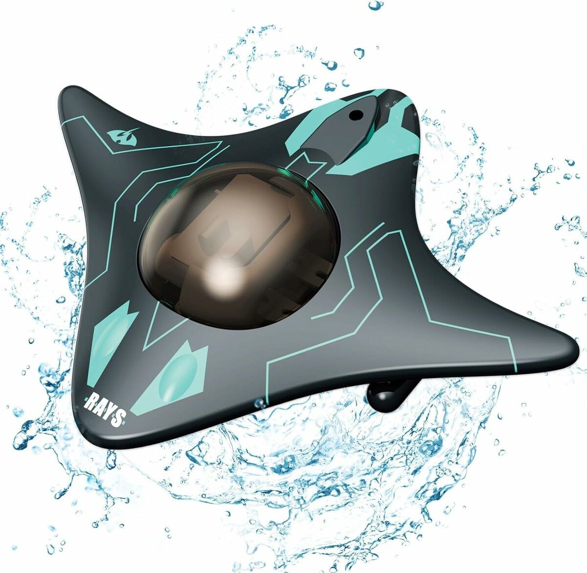 Remote control boat with underwater camera store