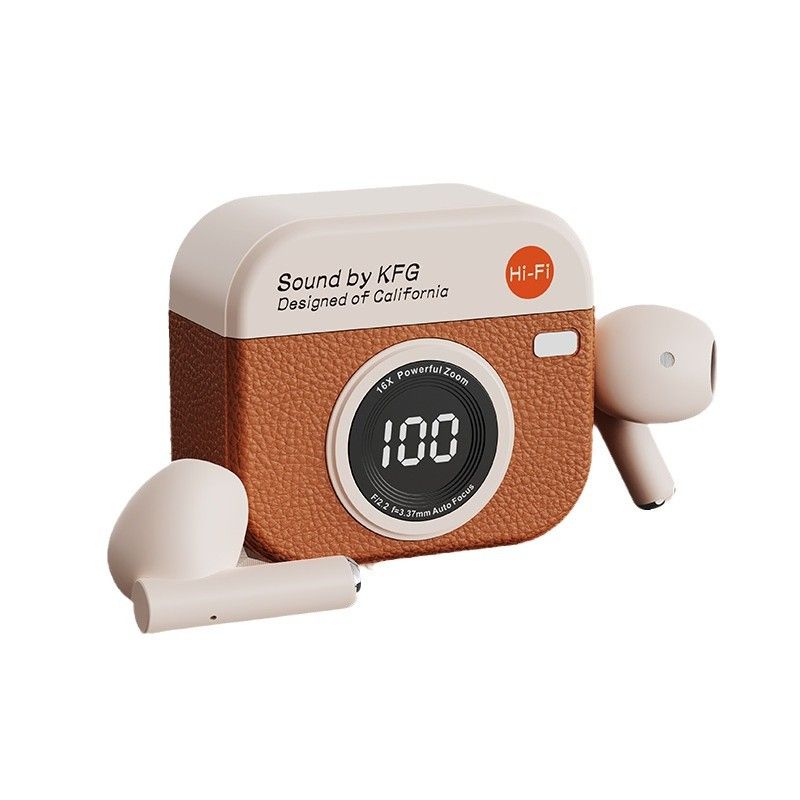 Buy Wireless Noise Cancelling Bluetooth Retro Camera Case Earpods 8 ...