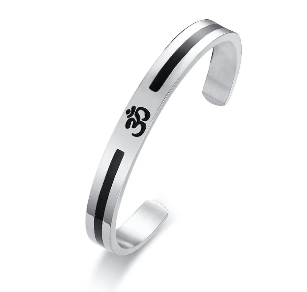 Buy Steel Ohm Bangle - MyDeal Australia