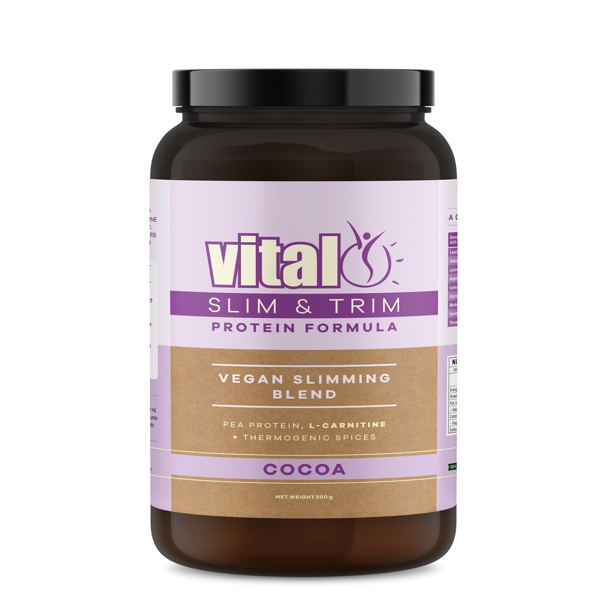 Buy Vital Slim & Trim Protein Formula - Cocoa Flavour, 500g (Clearance ...
