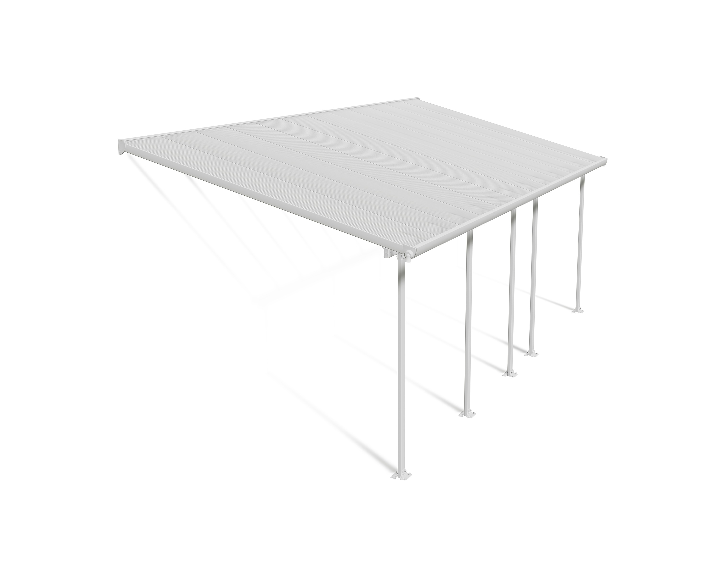 Buy CANOPIA - Feria 3 x 7.3 DIY Patio Cover Kit White Clear - MyDeal ...