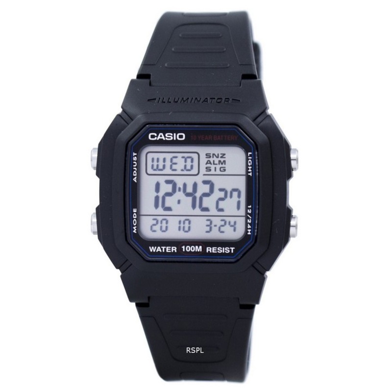 Buy Casio Classic Digital Illuminator Backlight Stopwatch W800H1AVDF ...