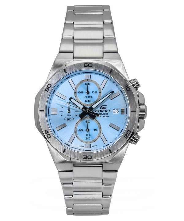 Buy Casio EDIFICE Chronograph Stainless Steel Blue Dial EFV-640D-2BV 100M Mens Watch - MyDeal ...