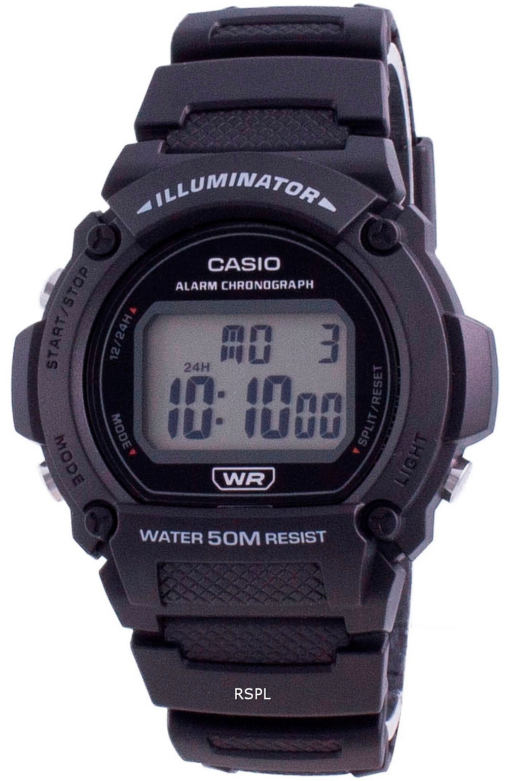 Buy Casio Illuminator Digital Alarm Chronograph Backlight Stopwatch W ...