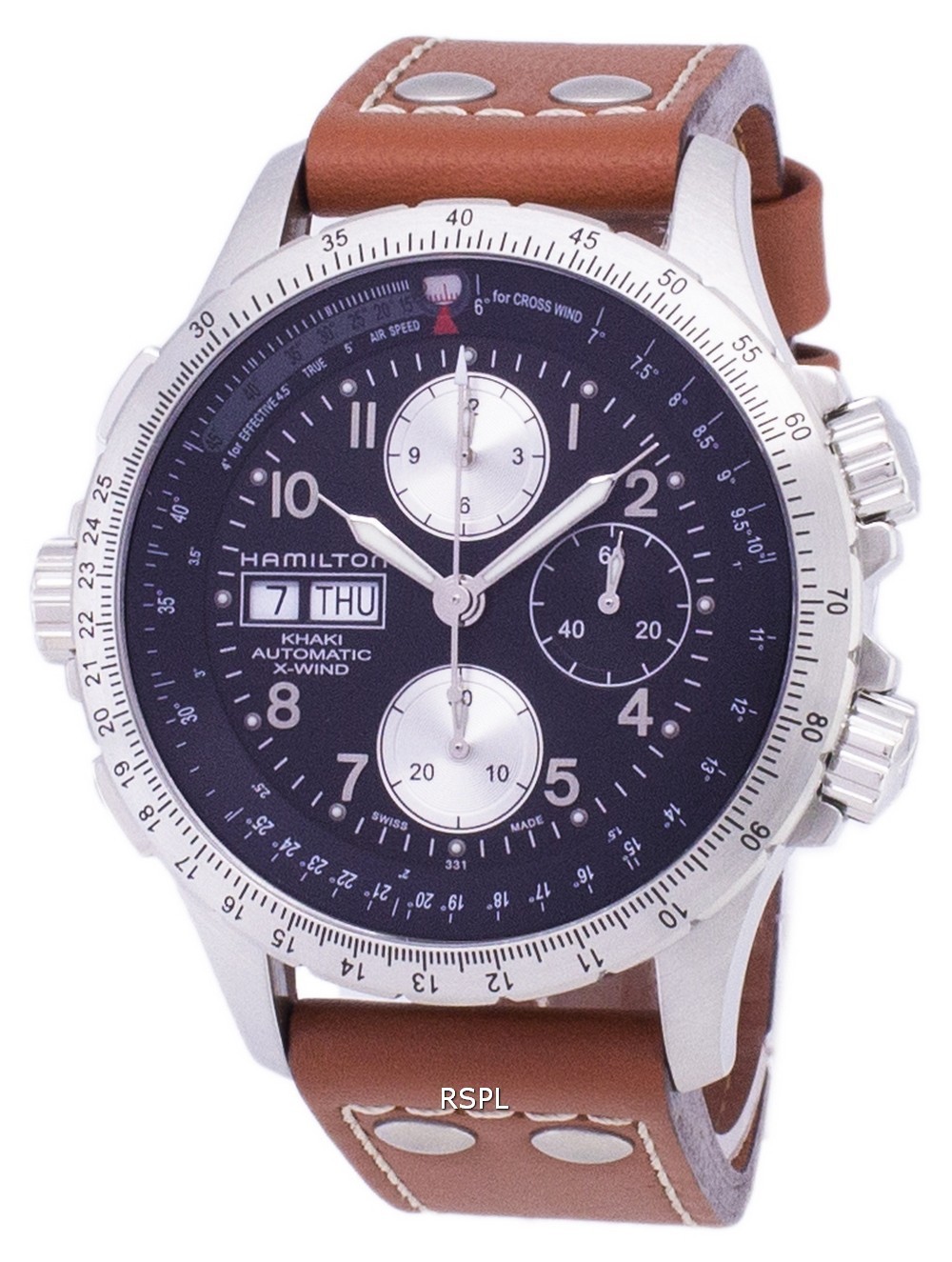 Buy Hamilton Khaki X-Wind Automatic Chronograph H77616533 Men's Watch ...