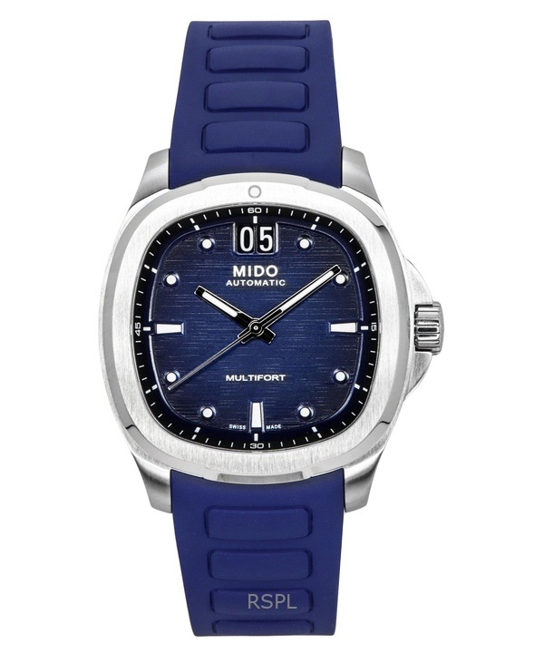 Buy Mido Multifort TV Big Date Swiss Made Automatic 25 Jewels Rubber ...