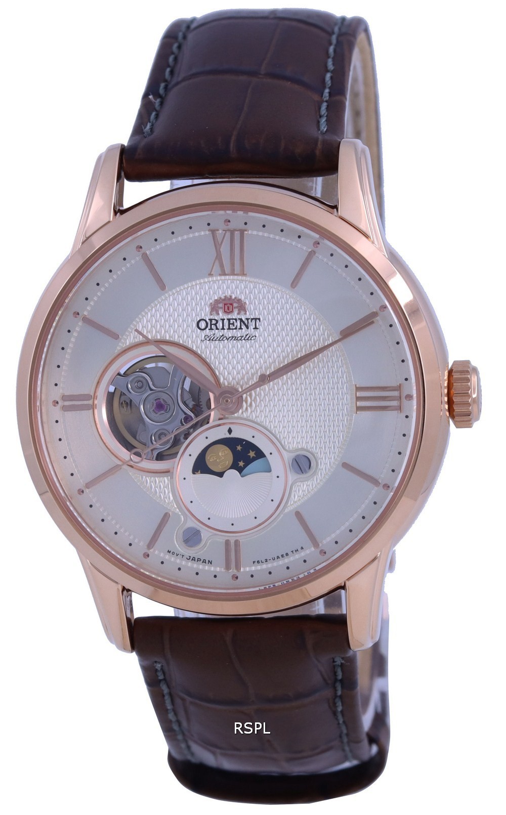 Buy Orient Classic Sun Moon Phase Open Heart Dial Automatic RA ...