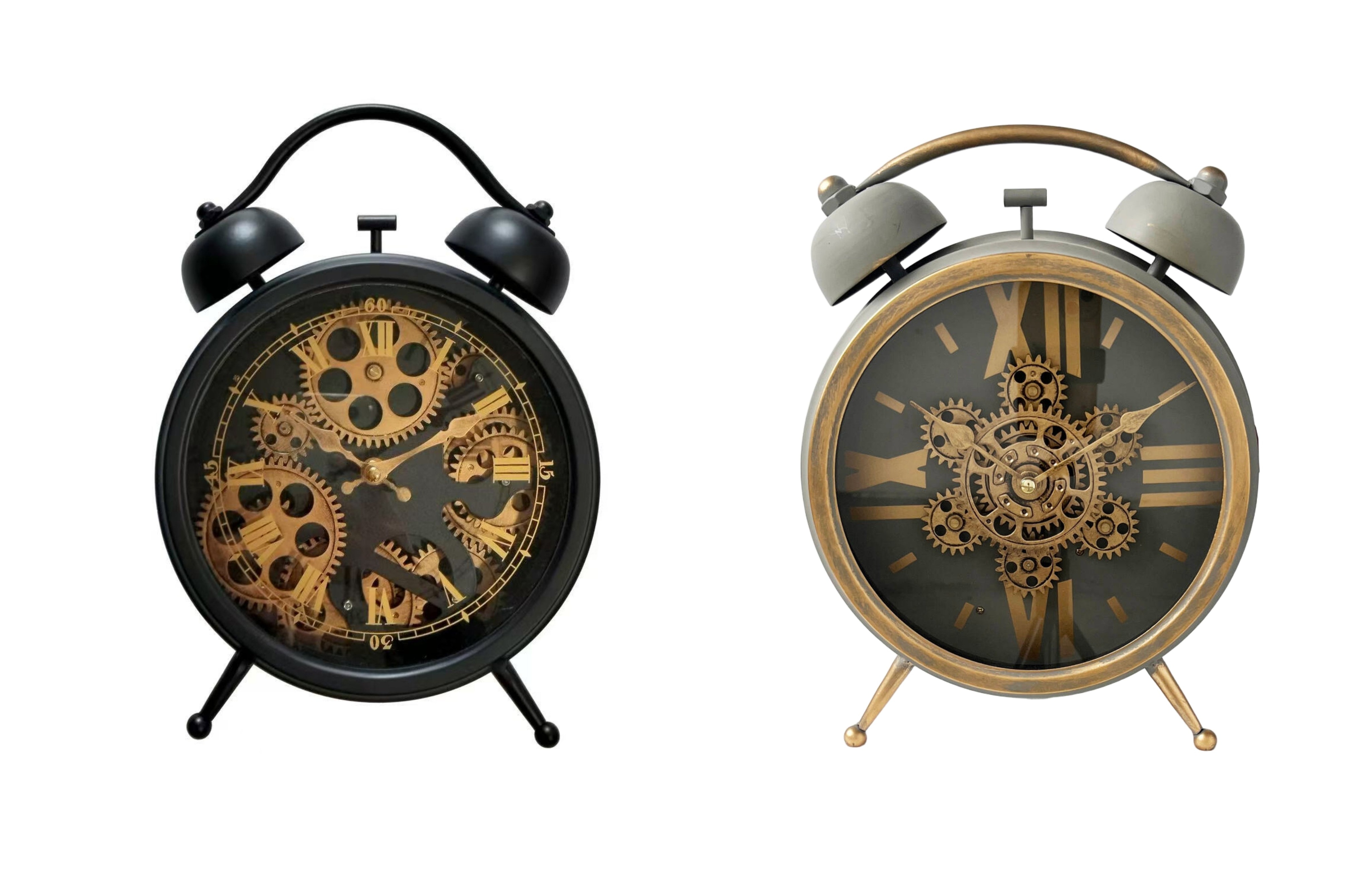 Buy Newton Mechanical Gear Table Clock – 2 Colours Available - MyDeal ...