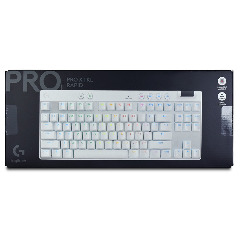 Buy Logitech G PRO X TKL RAPID RGB Wired Mechanical Gaming Keyboard with Magnetic Analog ...