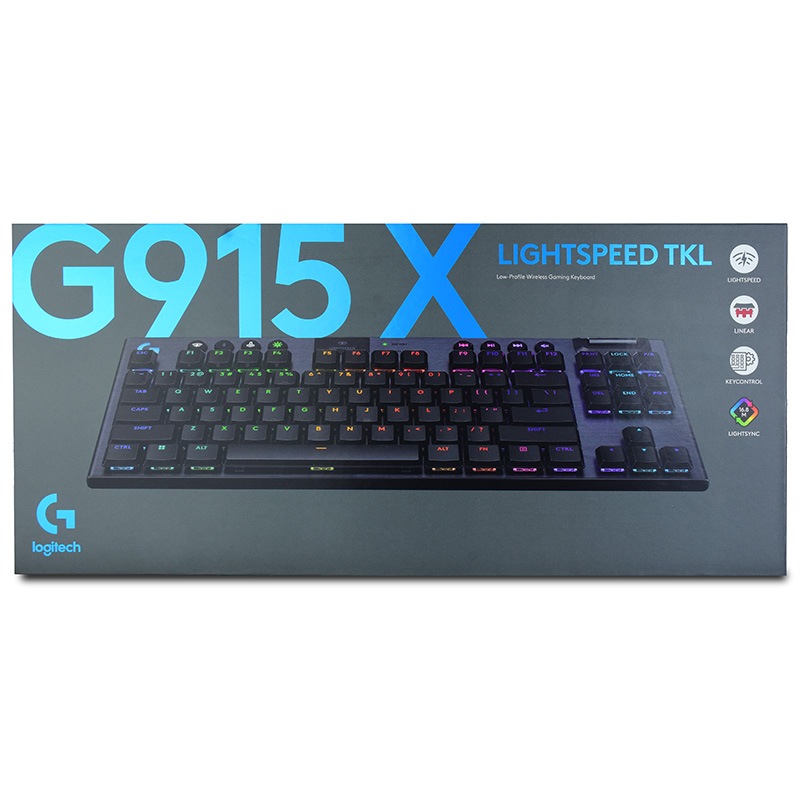 Buy Logitech G915 X Lightspeed TKL Wireless Gaming Keyboard - Black ...
