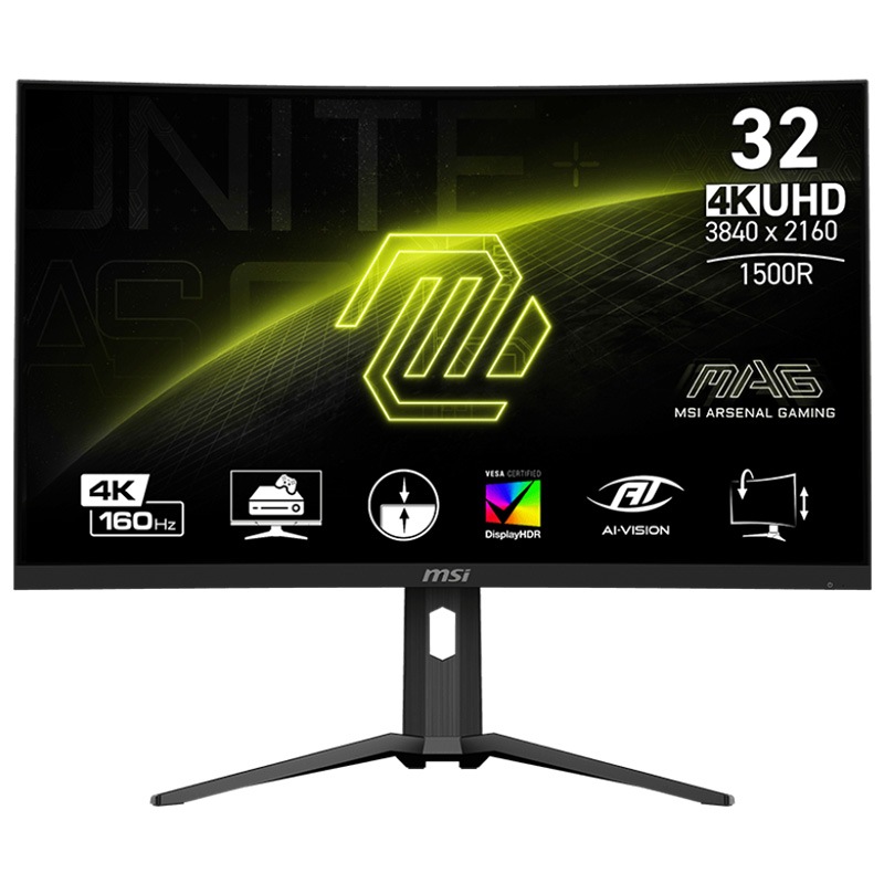 Buy MSI MAG 32in UHD 4K 160Hz VA Curved Gaming Monitor (MAG 321CUP ...