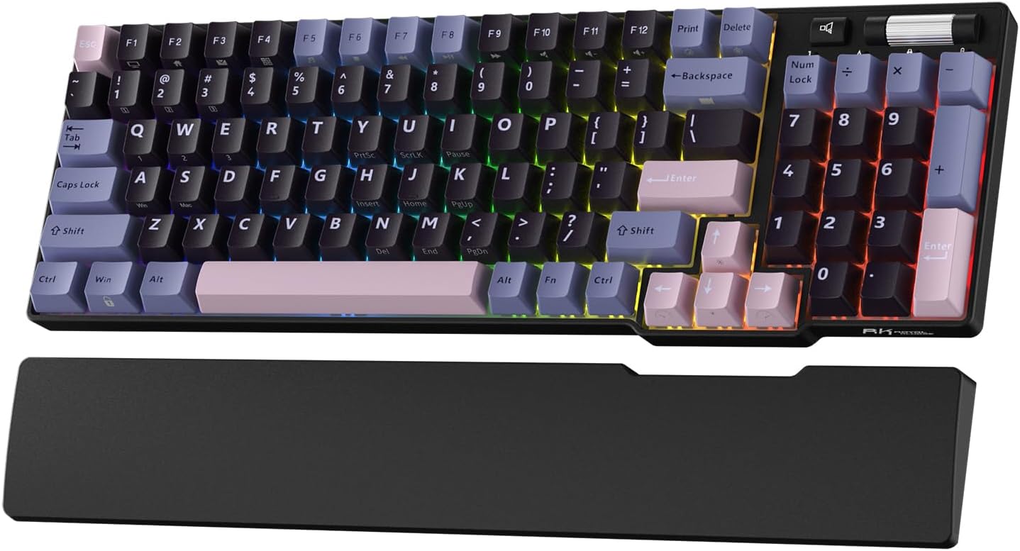 Buy RK ROYAL KLUDGE Mechanical Keyboard RK96, RGB, 2.4Ghz/BT/Wired ...