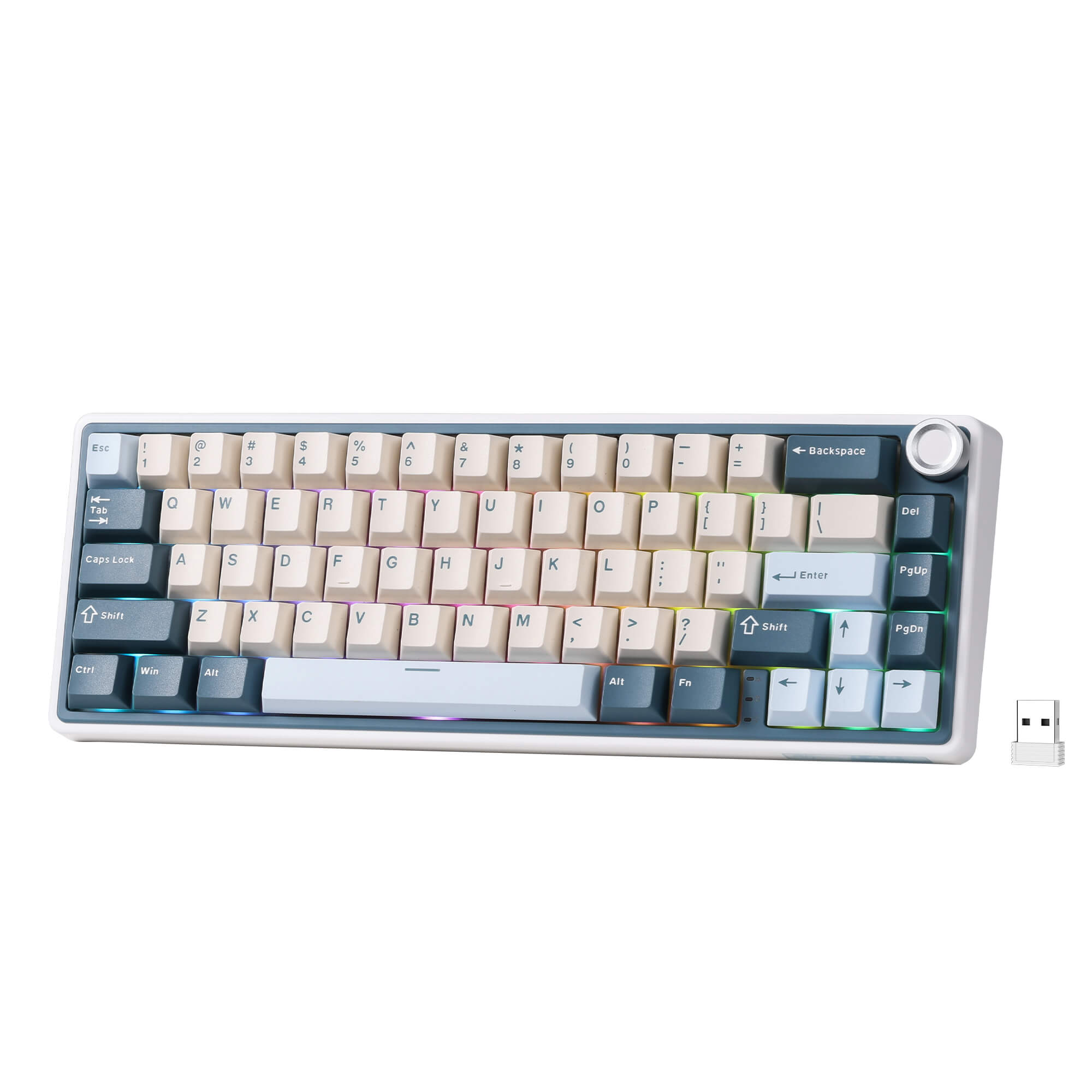 Buy RK ROYAL KLUDGE R65 Mechanical Keyboard, RGB, 2.4Ghz/BT/Wired ...